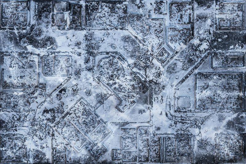 Kraken Wargames: Winter Warzone City 6x4 Spielmatte | KWG-64-67