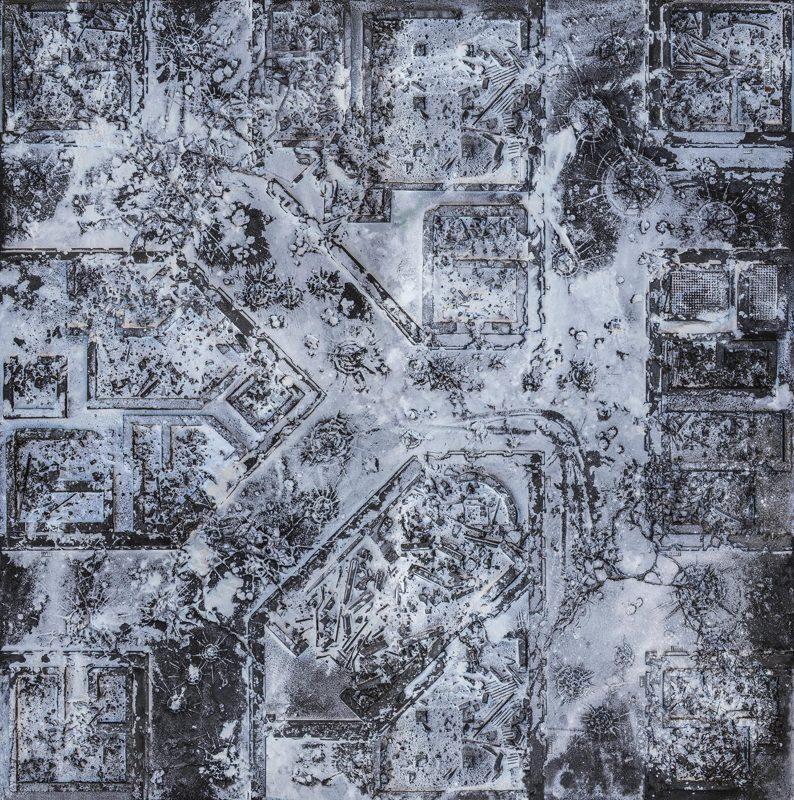 Kraken Wargames: Winter Warzone City 4x4 Spielmatte | KWG-44-67