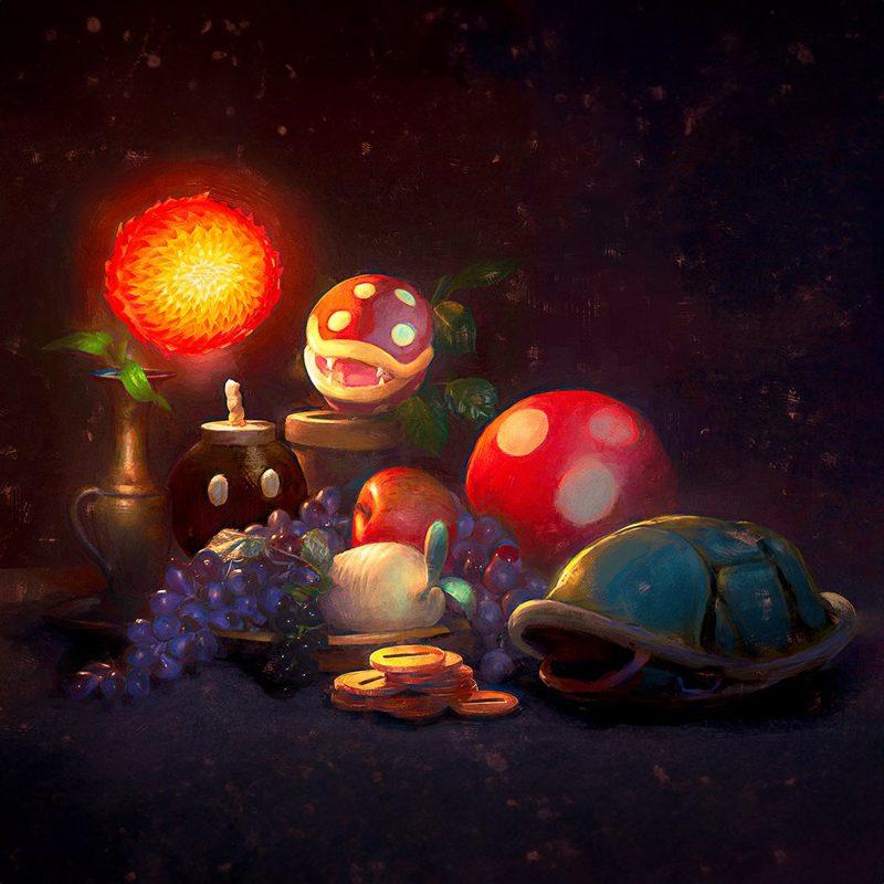 Kraken Wargames: Würfelschale Mario Stillleben | AF-WSK-111